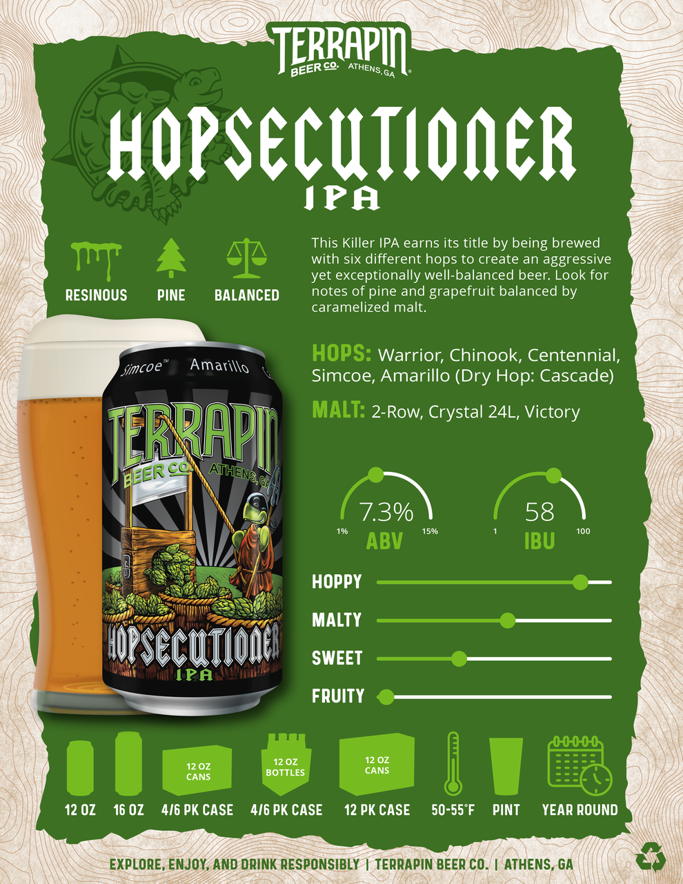 Hopsecutioner IPA – Terrapin Beer Co.